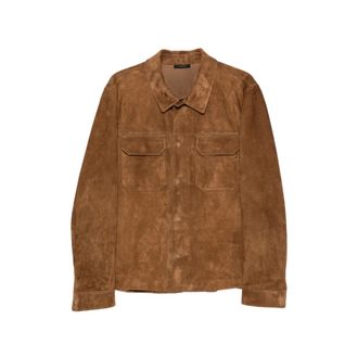 Tom Ford Flap-pocket Suede Jacket