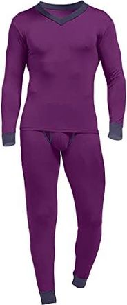 Generic Ensemble complet de surv&ecirc;tement pour homme - Tenue de sport pour homme - Col en V - Deux ensembles de couleurs de base assorties - Haut et pantalon - 