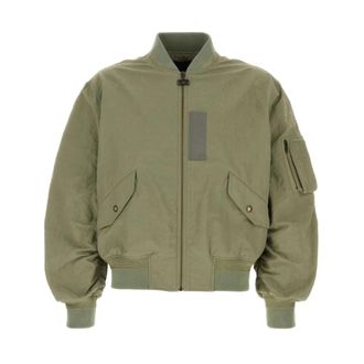 Givenchy Olivengr&uuml;ne Rei&szlig;verschlussjacke mit Taschen - - Jackets - Herren - Gr&uuml;n - M