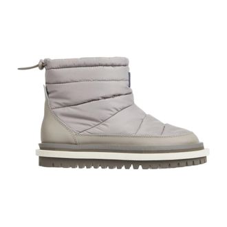 Tommy Jeans Beige Gepolsterte Flache Stiefeletten - - Shoes - Damen - Beige - 39 EU
