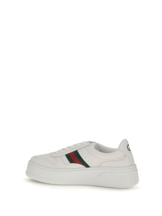 Gucci Womens Sneakers Oversized Sole White-Green White-Green-White Trainers White/green/white