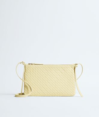 Bottega Veneta Pochette Intrecciato Piccolo moyen format - Jaune - Femme - Unisex