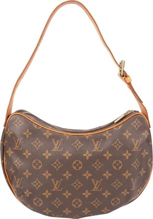 Louis Vuitton Crossbody Bags - Louis Vuitton Canvas Monogram Croissant MM Shoulde - Gr. unisize - in Braun - für Damen
