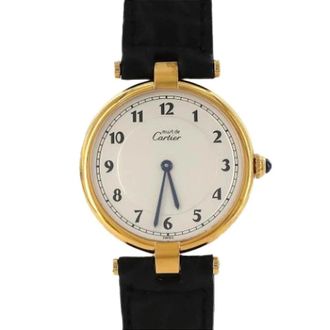 Cartier Montre vintage doccasion - Homme - Pre-owned - Blanc - Taille: ONE Size