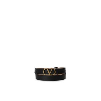 Valentino Garavani VLogo Signature Wendeg&uuml;rtel - - Accessories - Damen - Schwarzk - 80 CM
