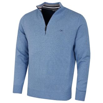 Calvin Klein Golf Herren Baumwollpullover - Sky Marl Sport - XXXXXL