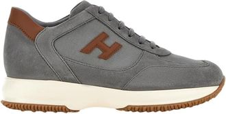 Hogan Homme, Chaussures, Gris, Taille: 41 1/2 EU Baskets