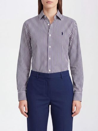 Polo Ralph Lauren Chemise &agrave; rayures en coton avec logo Poney brod&eacute;
