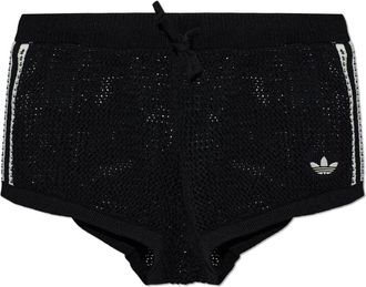 adidas Femme, Shorts, Noir, Taille: 34 FR Logo Shorts