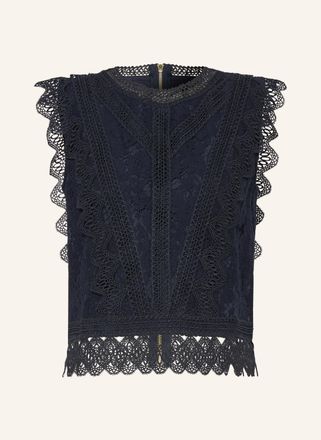 Apart Spitzentop blau