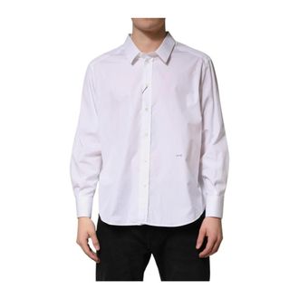 Dolce & Gabbana Homme, Chemises, Blanc, Taille: 5XL Sartoria Chemise habill&eacute;e &agrave; col en coton
