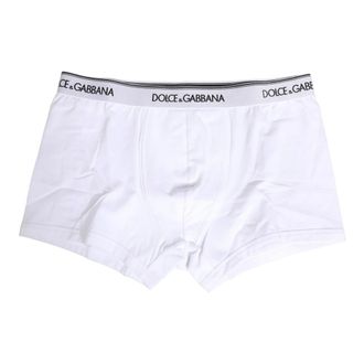 Dolce & Gabbana Homme, Sous-v&ecirc;tements, Blanc, Taille: S Boxer Regular