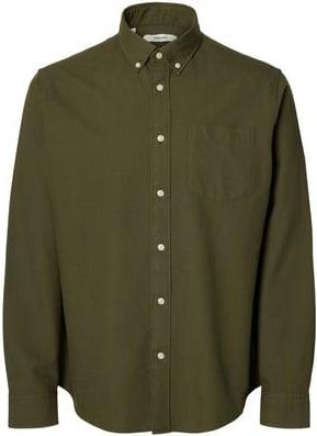 Selected Chemise ray&eacute;e en coton