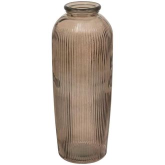 Atmosphera Atmosphera - Vase Luz recyceltes Glas braun H72cm cr&eacute;ateur dint&eacute;rieur