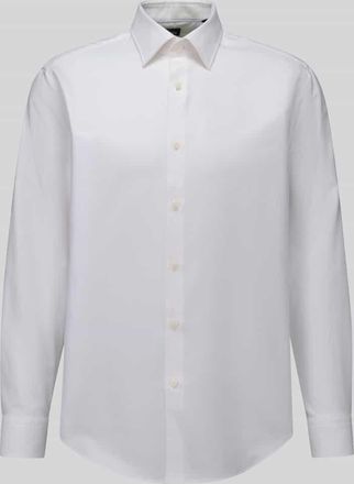 HUGO BOSS Regular Fit Businesshemd aus reiner Baumwolle Modell Joe