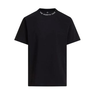 The North Face Homme, Tops, Noir, Taille: XS T-shirt en coton &agrave; manches courtes et col rond