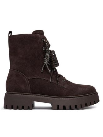 Guess Schn&uuml;rstiefeletten FLFFIZ SUE10 Dunkelbeige