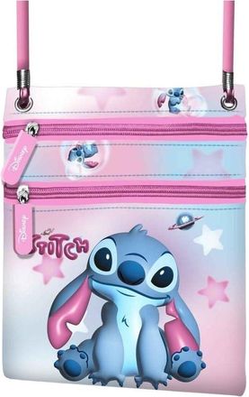 Disney Lilo und Stitch Cosmic-Action Vertikal Umh&auml;ngetasche, Rosa, 15 x 17 cm
