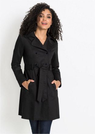Bonprix Trenchcoat mit abnehmbarem Bindeg&uuml;rtel, 2-Reiher