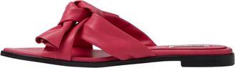 Reike Nen Reike Nen, Femme, Chaussures, Rose, Taille: 37 EU Sandales Plates Crois&eacute;es &agrave; Noeuds