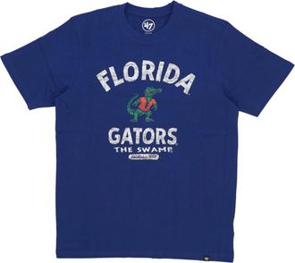 47 Brand Homme, Tops, Bleu, Taille: S Imprint Echo Tee Phlogat T-shirt