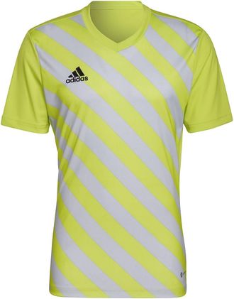 adidas Adidas HF0118 ENT22 GFX JSY T-Shirt Mens Team semi sol Yellow/Team Light Grey L