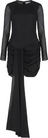 Giuseppe Di Morabito Femme, Robes, Noir, Taille: 38 FR Asymmetrical Drape Detail Dress