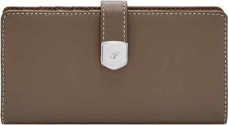 Fossil Damen Lennox Reisezubeh&ouml;r-Bi-Fold-Brieftasche, Kaffeebraun, 17.15 cm L x 1.91 cm W x 8.89 cm H
