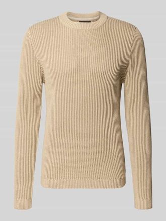 Jack & Jones Slim Fit Strickpullover aus Baumwoll-Mix Modell DOVER
