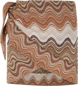 MC2 Saint Barth Femme, Jupes, Multicolore, Taille: 36/38 FR Pareo Mini Skirt