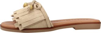 Mtng Mtng, Femme, Chaussures, Beige, Taille: 39 EU Sandalia Plana