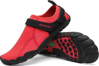 Saguaro Badeschuhe Damen Herren Wasserschuhe Schwimmschuhe Schnelltrocken Aquaschuhe Strandschuhe Leicht Neoprenschuhe Surfschuhe rutschfeste Tauchschuhe Wass
