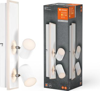 Ledvance DECOR SPOT MARS, 29W, 1.490lm, weiß, Spotleuchte, verstellbare Köpfe, vielseitig anwendbar, Innenraumspot, warmweiße Lichtfarbe, hochwertige Optik, ei
