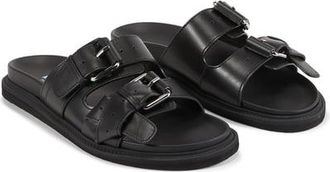 Moschino Sandales &agrave; boucles en cuir