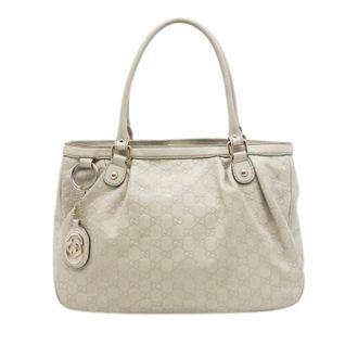 Gucci Sac cabas en cuir gaufr&eacute; Pre-owned - Femme - Pre-owned - Beige - Taille: ONE Size