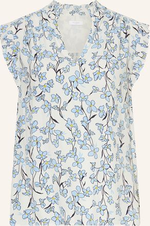 Hobb's Blusentop Jules Mit Rüschen blau