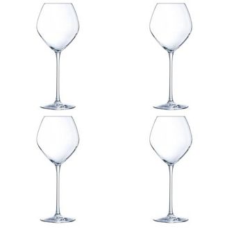 Luminarc Grand Chais Set mit 4 Weingl&auml;sern, Kristallglas, 35 cl, k&uuml;hlschrankgeeignet, nicht mikrowellengeeignet, umweltfreundlich