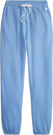 Ralph Lauren Femme, Pantalons, Bleu, Taille: 40 FR Pantalon de surv&ecirc;tement en molleton m&eacute;lang&eacute; coton