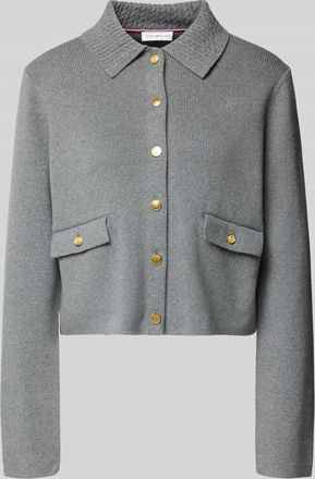 Tommy Hilfiger Strickjacke aus Baumwoll-Woll-Mix