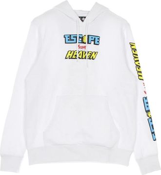 Element Wei&szlig;e Reckoning Hoodie mit Supreme Print - - Sweatshirts & Hoodies - Herren - Wei&szlig; - XL