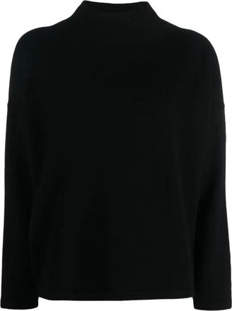 Gentryportofino Femme, Pulls, Noir, Taille: 40 FR Col roul&eacute;s