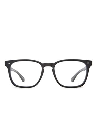 Garrett Leight lunettes de vue carr&eacute;es Earvin - Noir