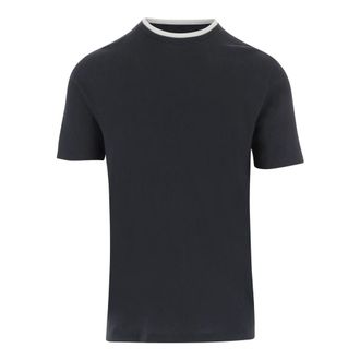 Vince Homme, Tops, Bleu, Taille: M T-shirt en coton