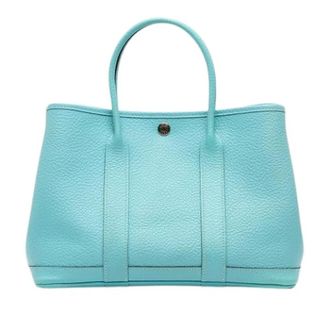 Herm&egrave;s Pre-owned Garden Party Tote Bag - - Pre-owned - Damen - Blau - ONE SIZE