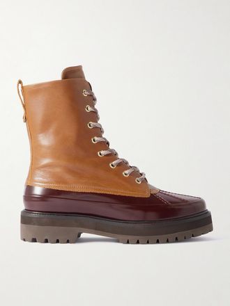 Varley Bottines En Cuir &Agrave; Surpiq&ucirc;res Silo - Marron