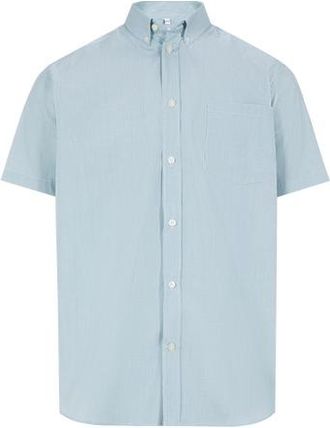 Au Printemps Paris Chemise manches courtes en popeline de coton