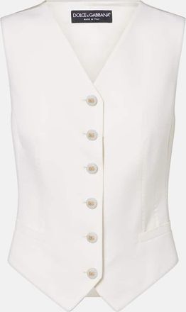 Dolce & Gabbana Weste aus Wolle und Seide