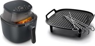Philips Airfryer 3000 Series 7.2L + Grillplatte & 6 Spieße