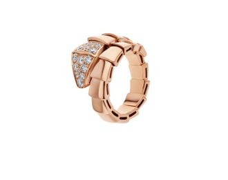 Bulgari Diamond Set Serpenti Viper Ring
