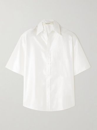 Carven Chemise En Shantung - Blanc